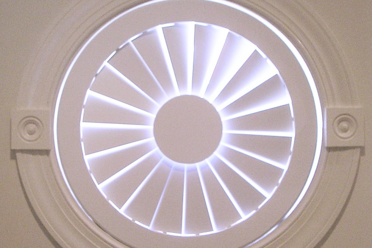 Premium Circle Poly Shutter from Direct Buy Blinds